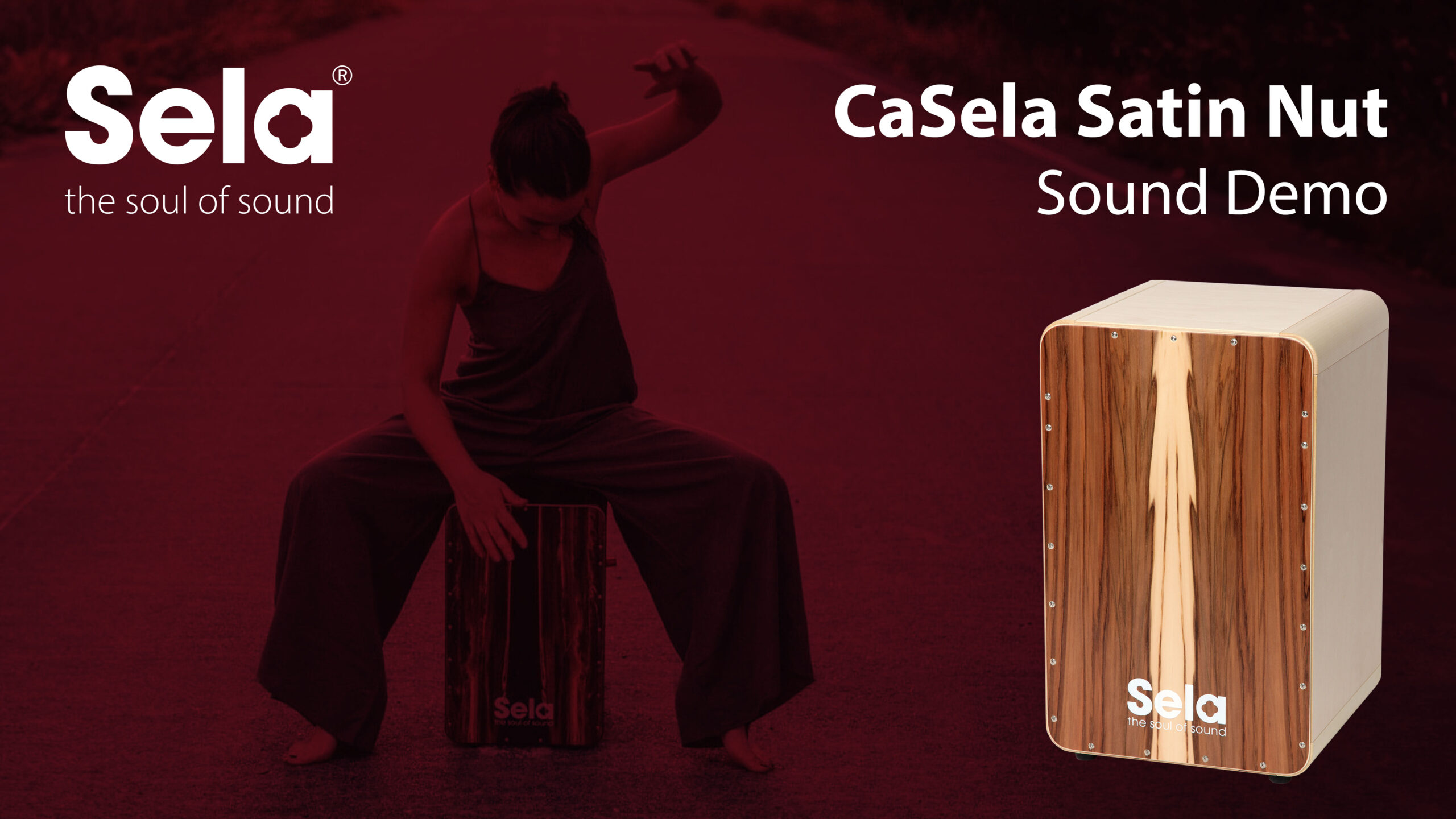 SE 002A - CaSela Satin Nut Sound Demo - Sela Percussion